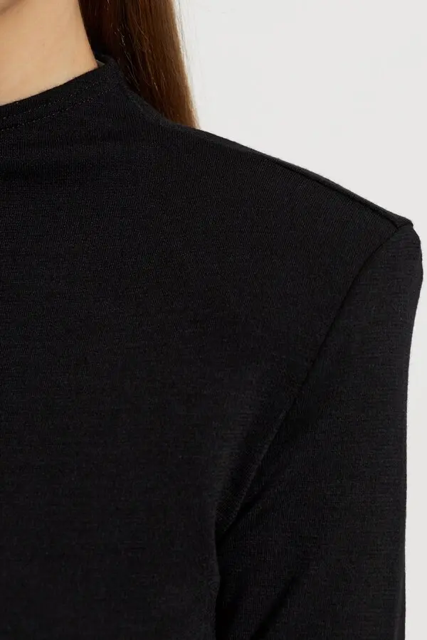 JIL SANDER Wool Bodysuit With Long Sleeves
