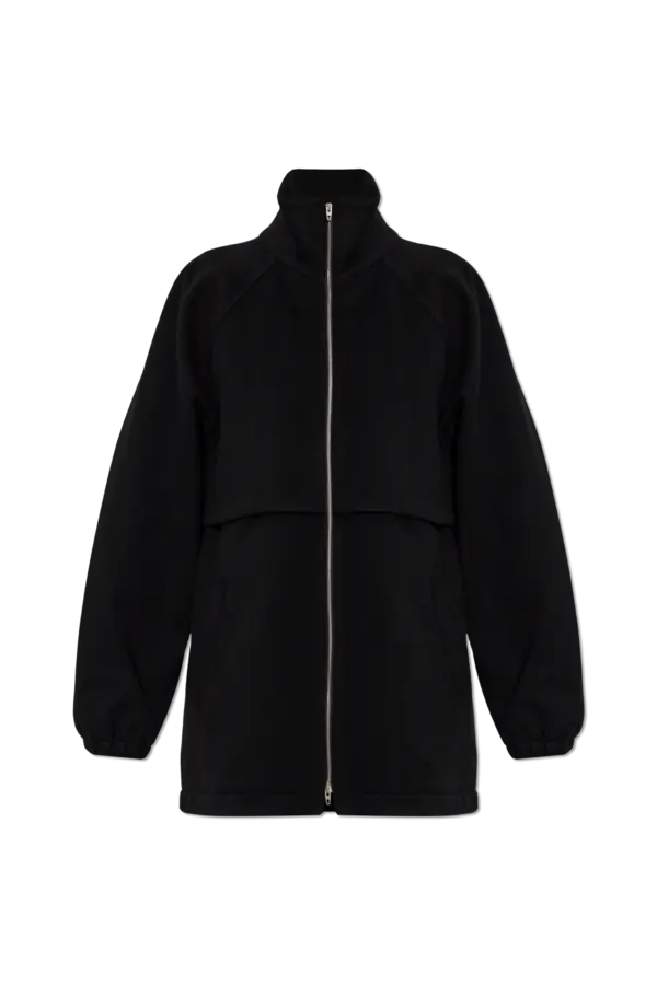 JIL SANDER Wool Jacket With Stand-up Collar - Black