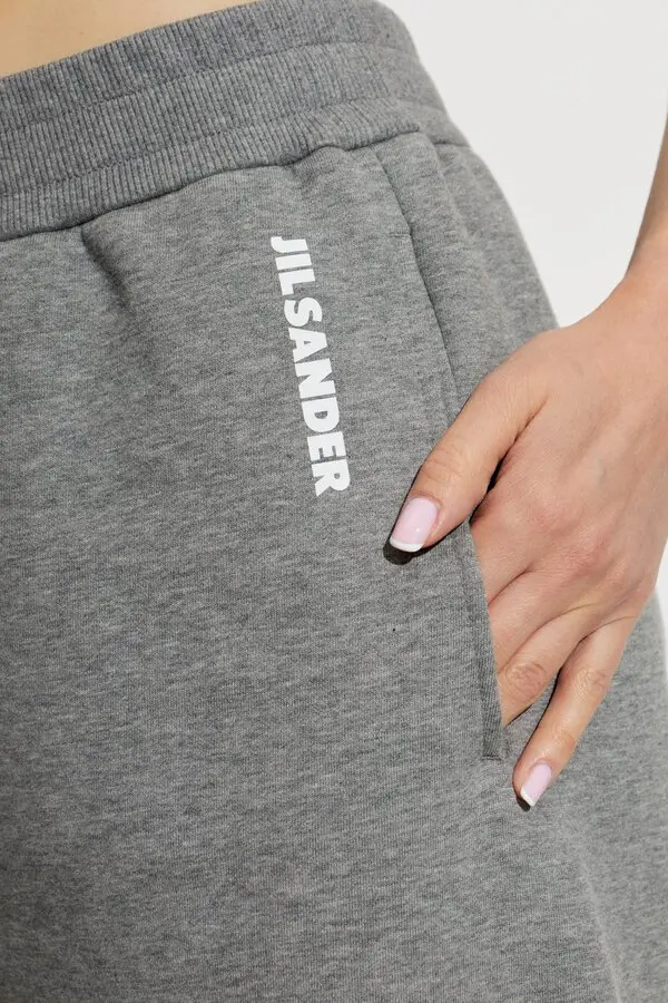 JIL SANDER Sweatpants With Printed Logo