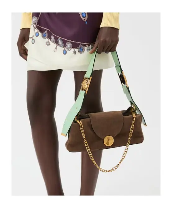 Versace Studded Chain Shoulder Bag