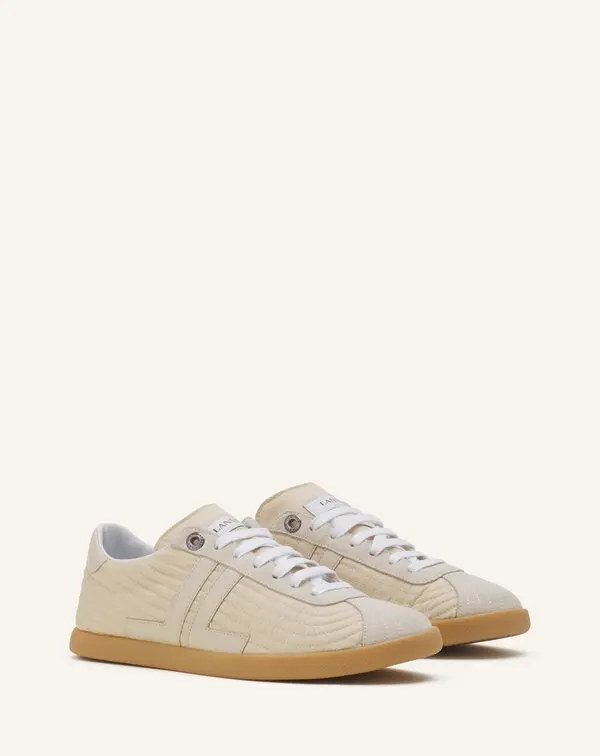 LANVIN Quilted Logo Sneakers