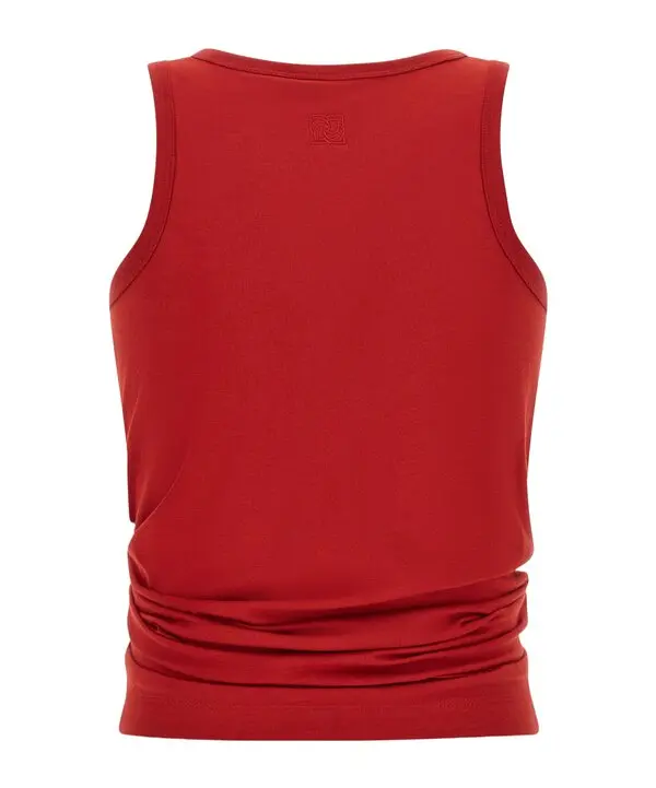 Magda Butrym Sleeveless Vest With Rosette Embellishment