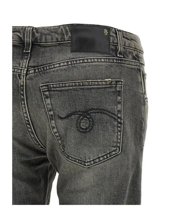 R13 Belt-loop Jeans - No