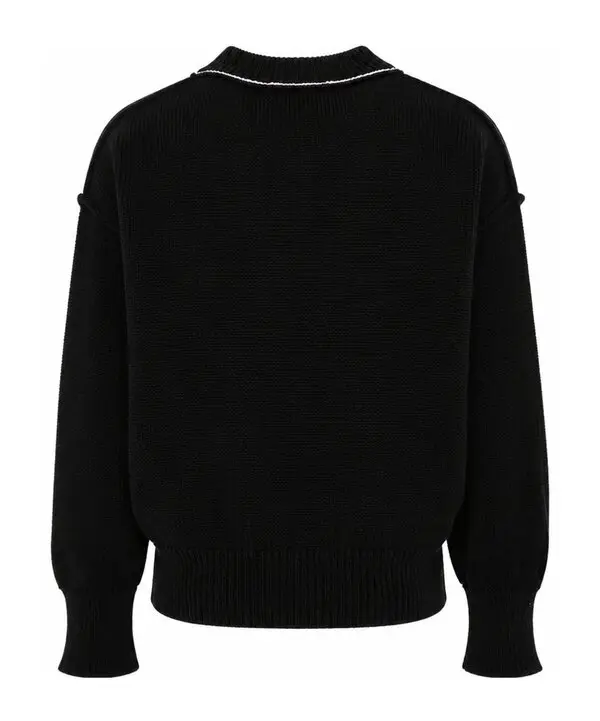 Palm Angels Crew-neck Knit Top