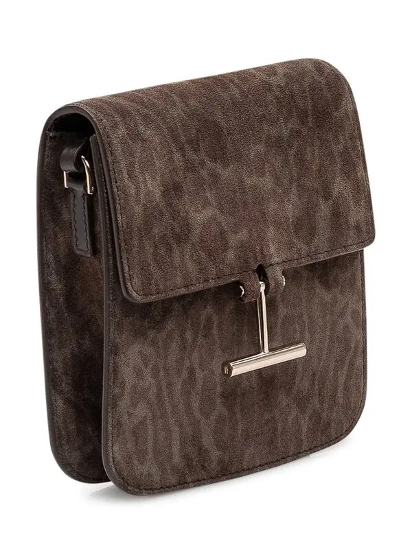 TOM FORD Signature T-shaped Clutch Bag - Brown