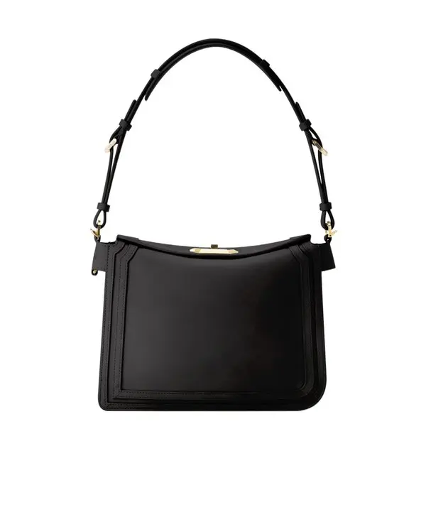 LANVIN Compagnon Leather Shoulder Bag