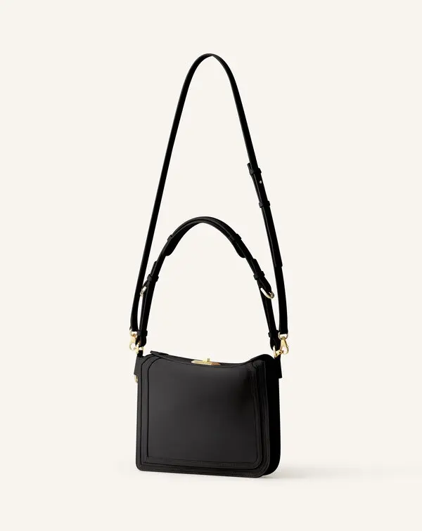 LANVIN Compagnon Leather Shoulder Bag
