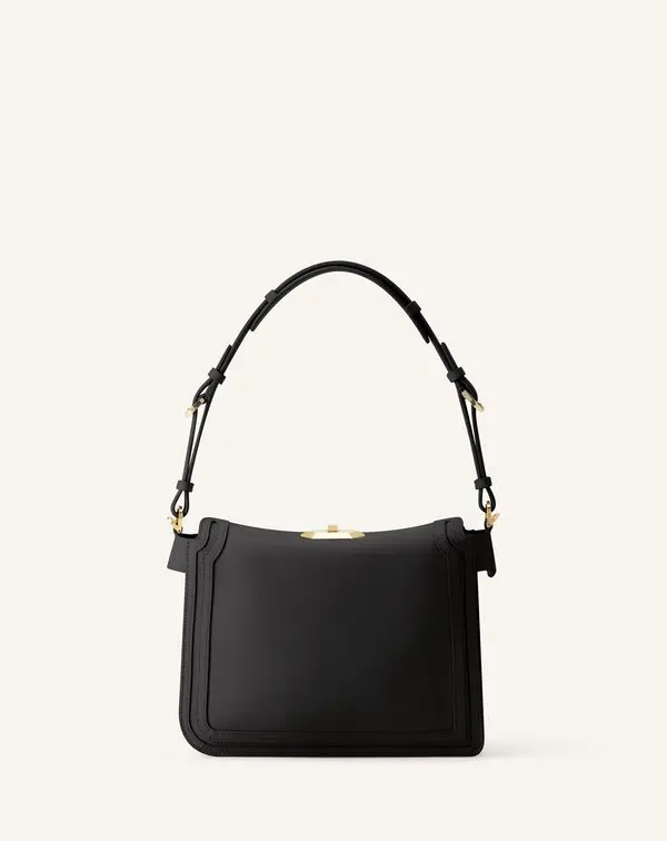 LANVIN Compagnon Leather Shoulder Bag