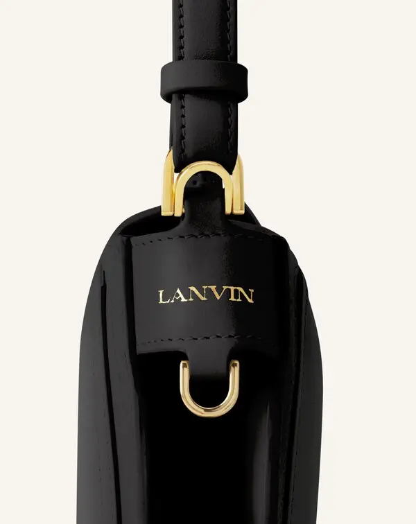 LANVIN Compagnon Leather Shoulder Bag