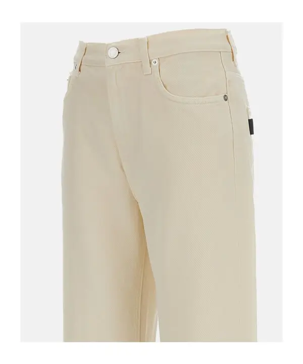 HAIKURE Logo Patch Wide-leg Jeans