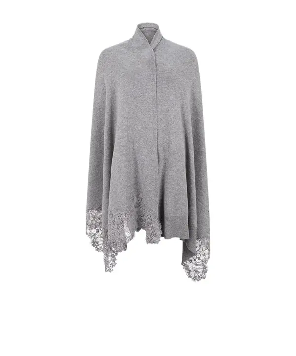 Ermanno Scervino Turtleneck Cape