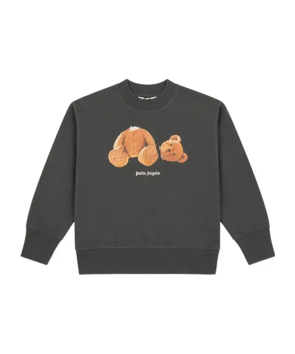 Palm Angels Crew-neck Sweatshirt - Black