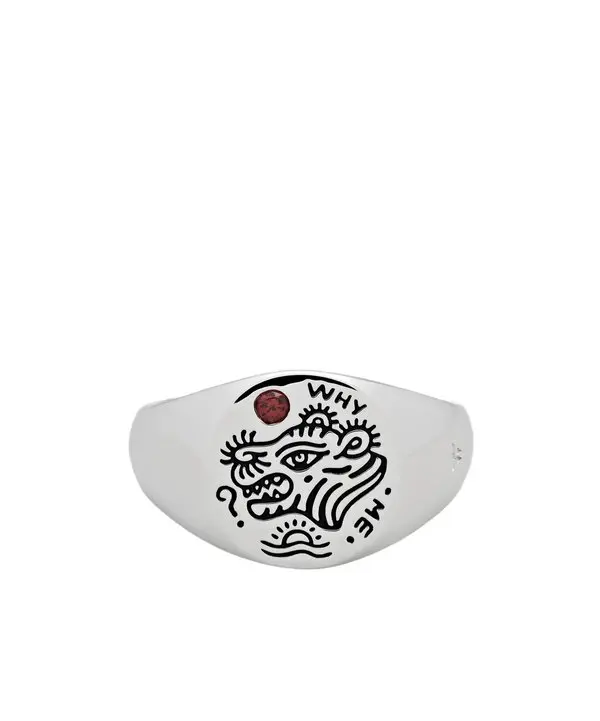 Tom Wood Engraved Ring