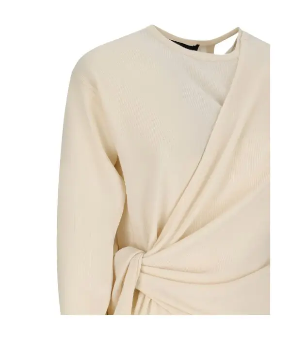 Federica Tosi Long Sleeve Wrap Top - No