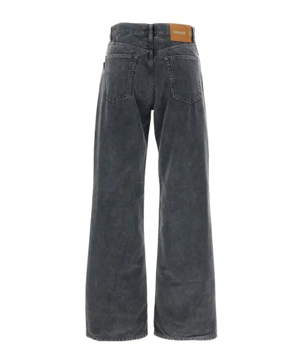 HAIKURE Velvet Trousers - Grey