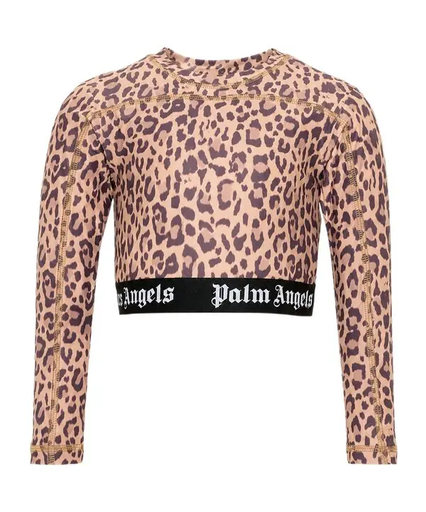 Palm Angels Crew-neck T-shirt - Brown