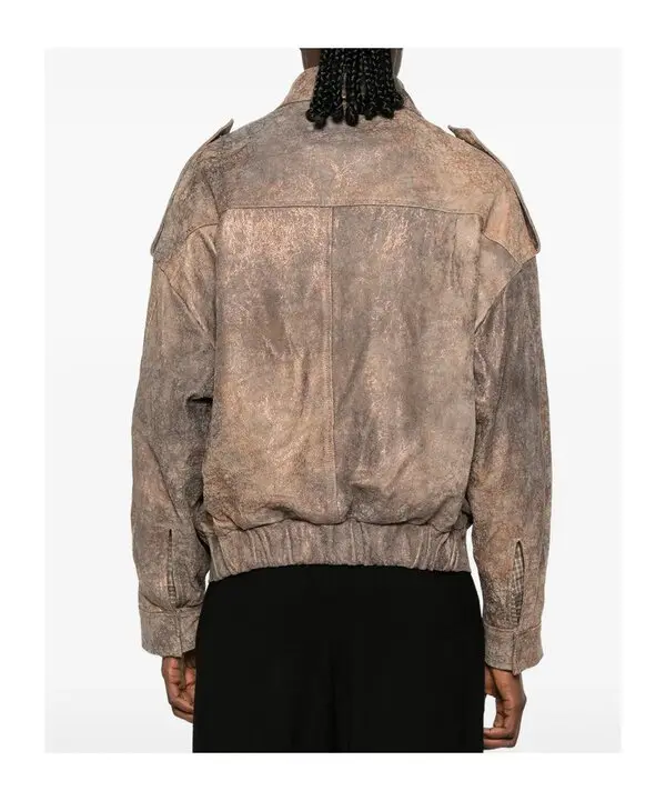 GIORGIO BRATO Long-sleeve Leather Jacket
