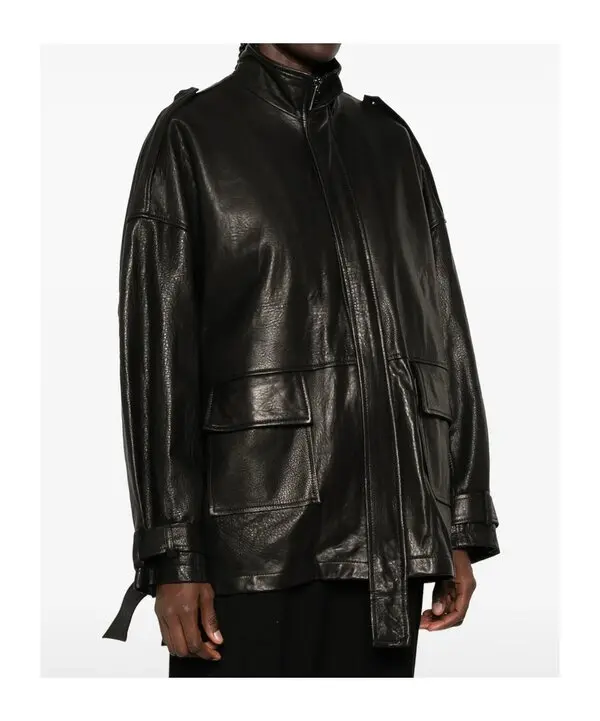 GIORGIO BRATO Long-sleeve Leather Jacket