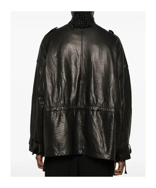 GIORGIO BRATO Long-sleeve Leather Jacket