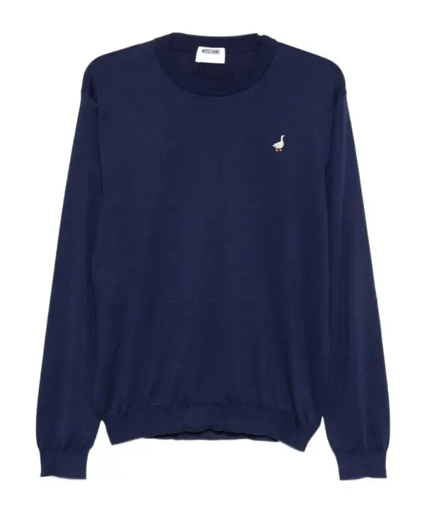 Moschino Long-sleeve Knit Top - Blue