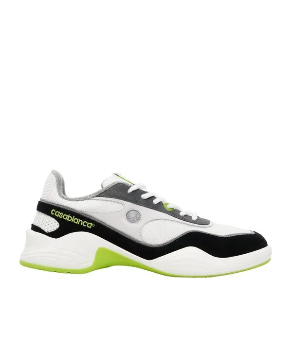 Casablanca Court Championship Sneakers - White/green