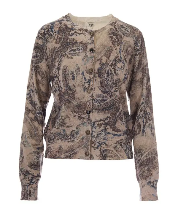 Liu Jo Printed Knit Cardigan