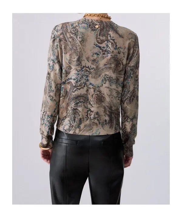 Liu Jo Printed Knit Cardigan