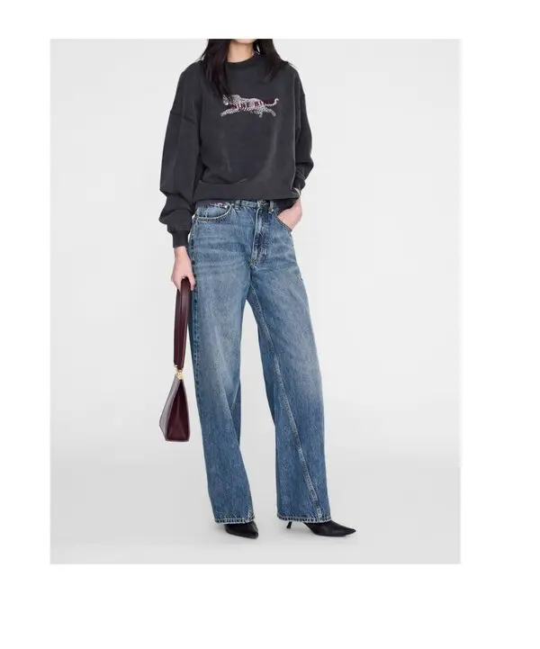 ANINE BING Graphic Logo Sweatshirt