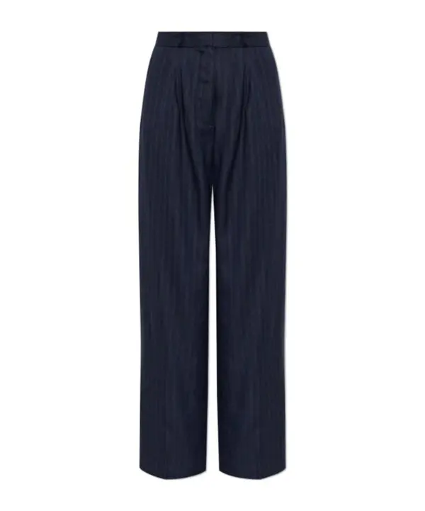 ANINE BING Paola Trousers Navy Pinstripe - Navypinstripe