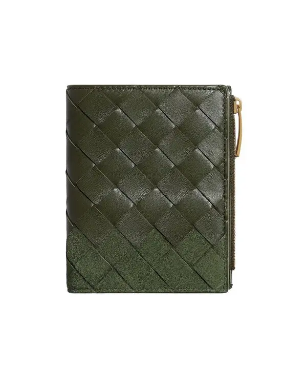 Bottega Veneta Small Bi-fold Wallet - Green