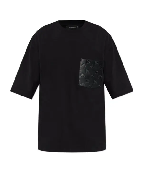 Dsquared2 Embossed-logo T-shirt - Black