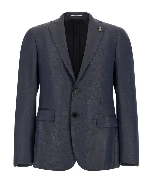 Pal Zileri Single-breasted Blazer - Blue