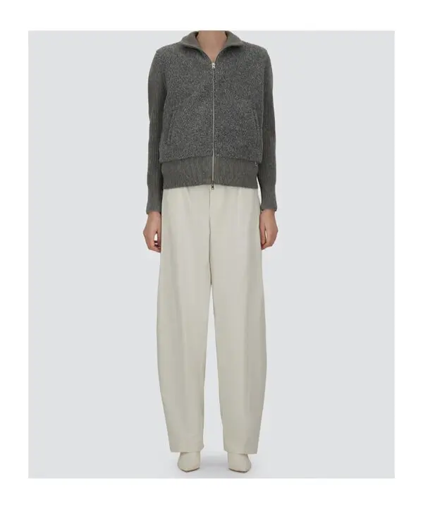 Herno Resort Cardigan In Ribbed Pure Wool