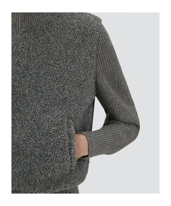 Herno Resort Cardigan In Ribbed Pure Wool