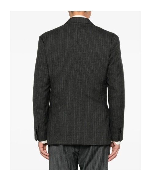LARDINI Pinstripe-pattern Double-breasted Blazer