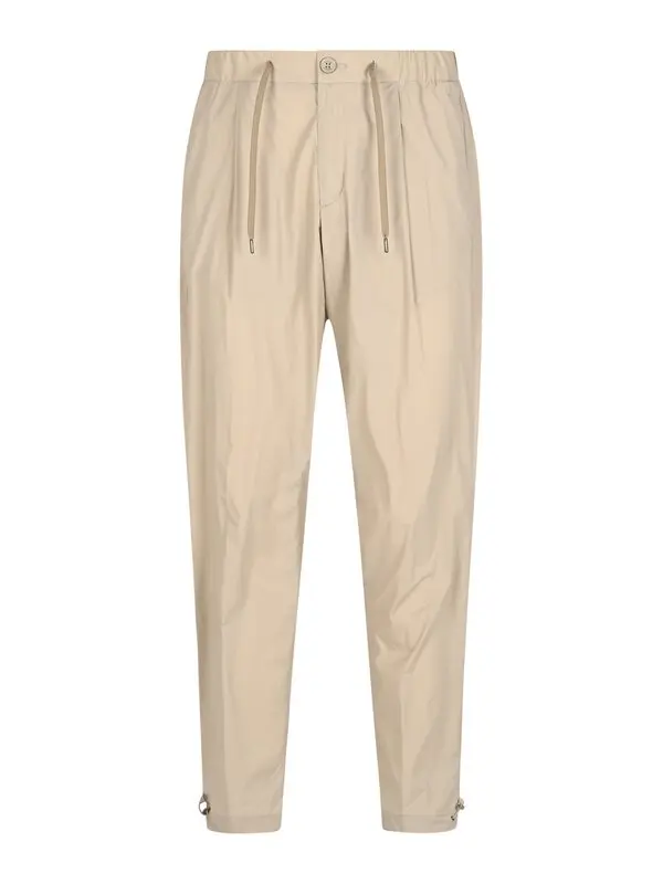 Herno Drawstring Pleated Trousers