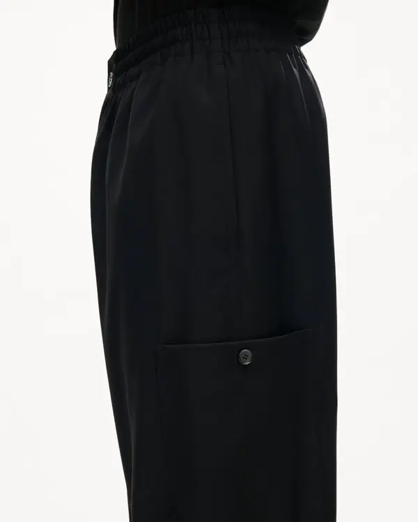 Kenzo Cargo Jogpants In Virgin Wool