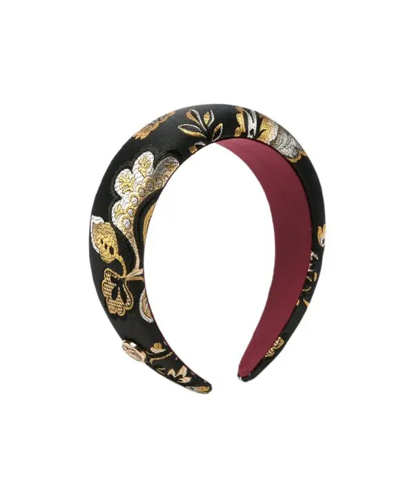 Etro Floral Jacquard Headband - Black