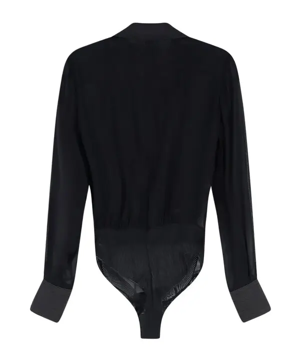 Elisabetta Franchi Collared Bodysuit