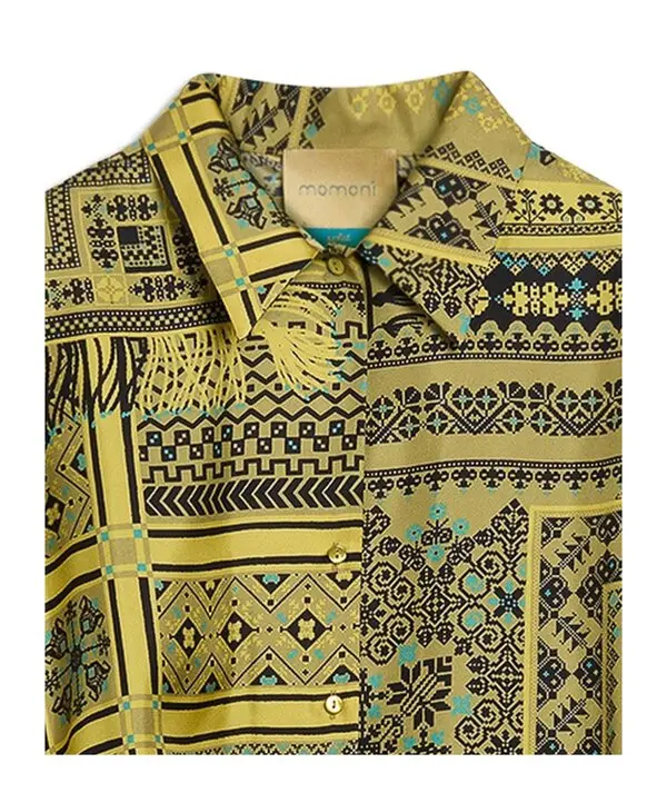 Momoni Printed Silk Shirt