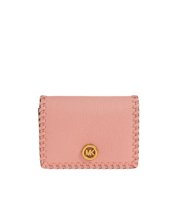 Michael Kors Woven-trim Wallet - Primrose