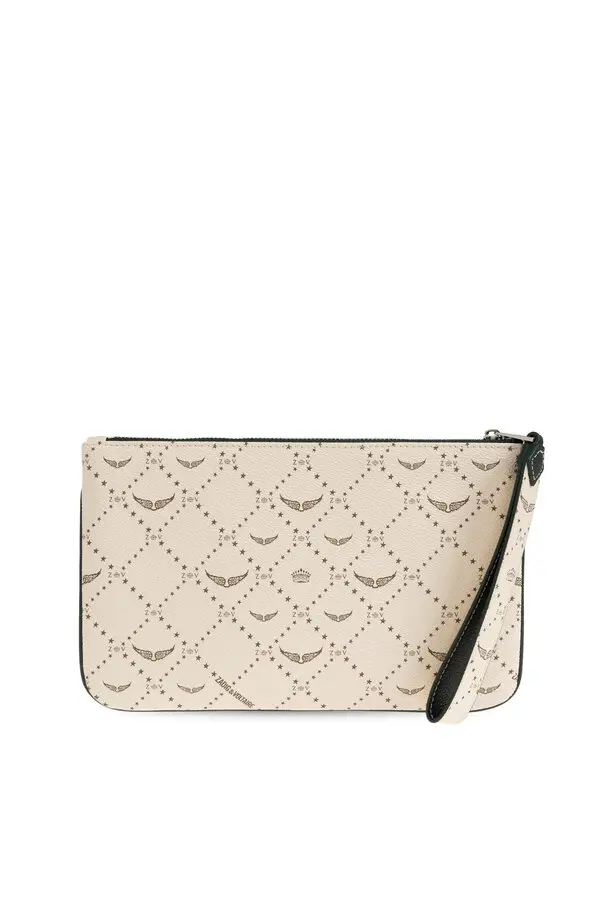 Zadig&Voltaire Logo-print Wristlet Pouch