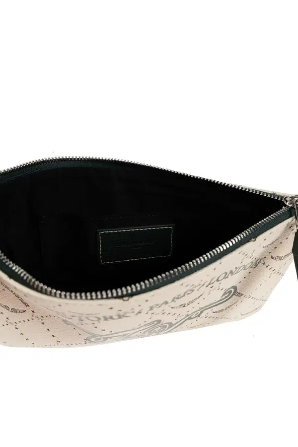 Zadig&Voltaire Logo-print Wristlet Pouch