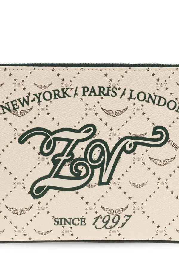 Zadig&Voltaire Logo-print Wristlet Pouch