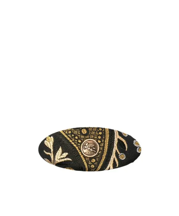 Etro Oval Hair Clip - Black