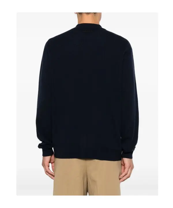 7 For All Mankind Knitted Button-up Long-sleeve Shirt