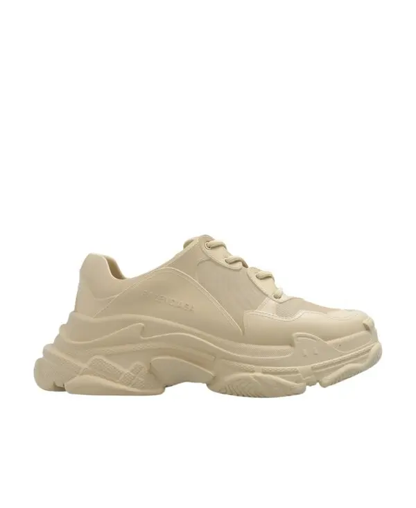 Balenciaga Triple S Mold Lace-up Sneakers - Nude