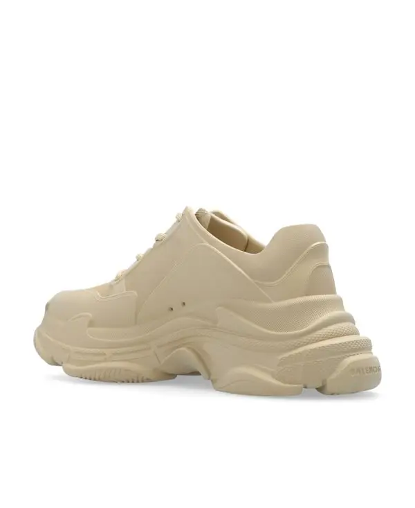 Balenciaga Triple S Mold Lace-up Sneakers - Nude