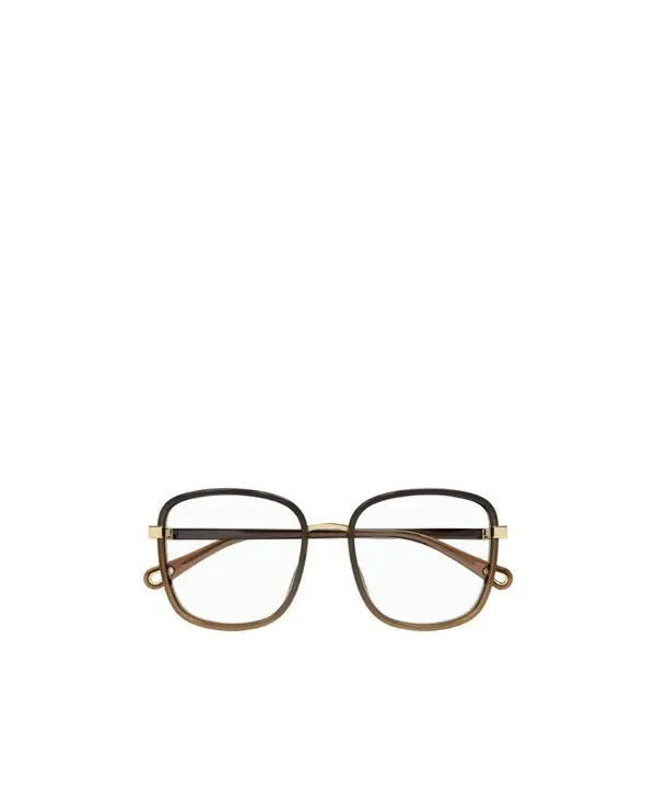 Chloé Eyewear Square Frame Glasses - Green
