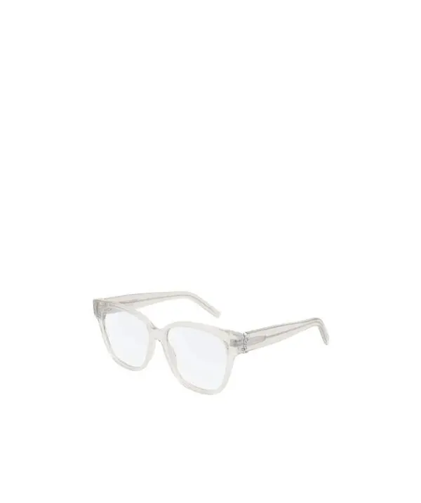 Saint Laurent Square Frame Glasses - White